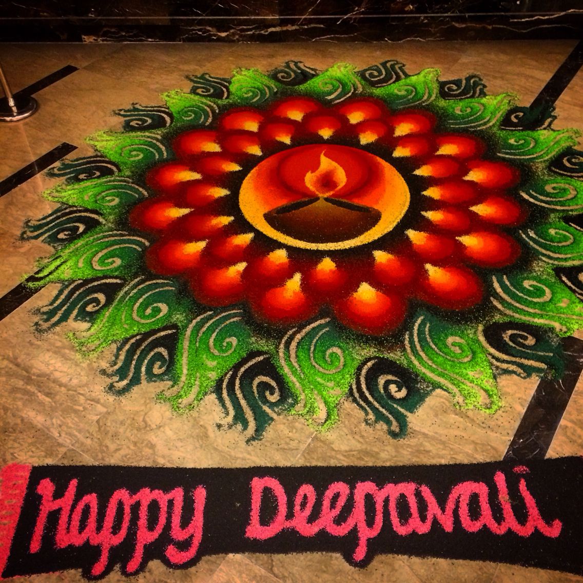 50+ Best Free Hand Simple Rangoli Designs for Diwali – It'sMyBengaluru